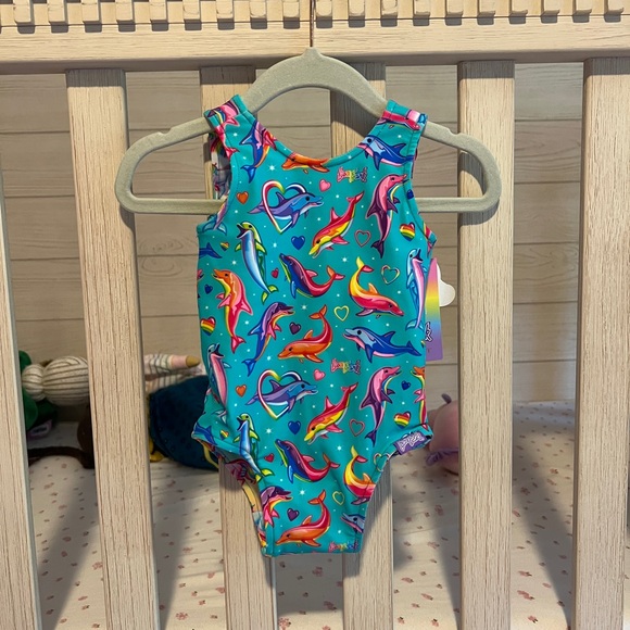 Posh Peanut | Swim | Nwt Posh Peanut X Lisa Frank Dancing Dolphin ...